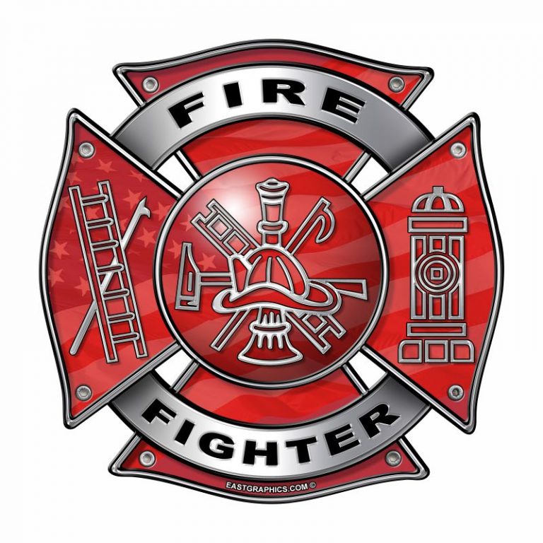 REFLECTIVE Fire Fighter Hook and Ladder – FreakDecals.com
